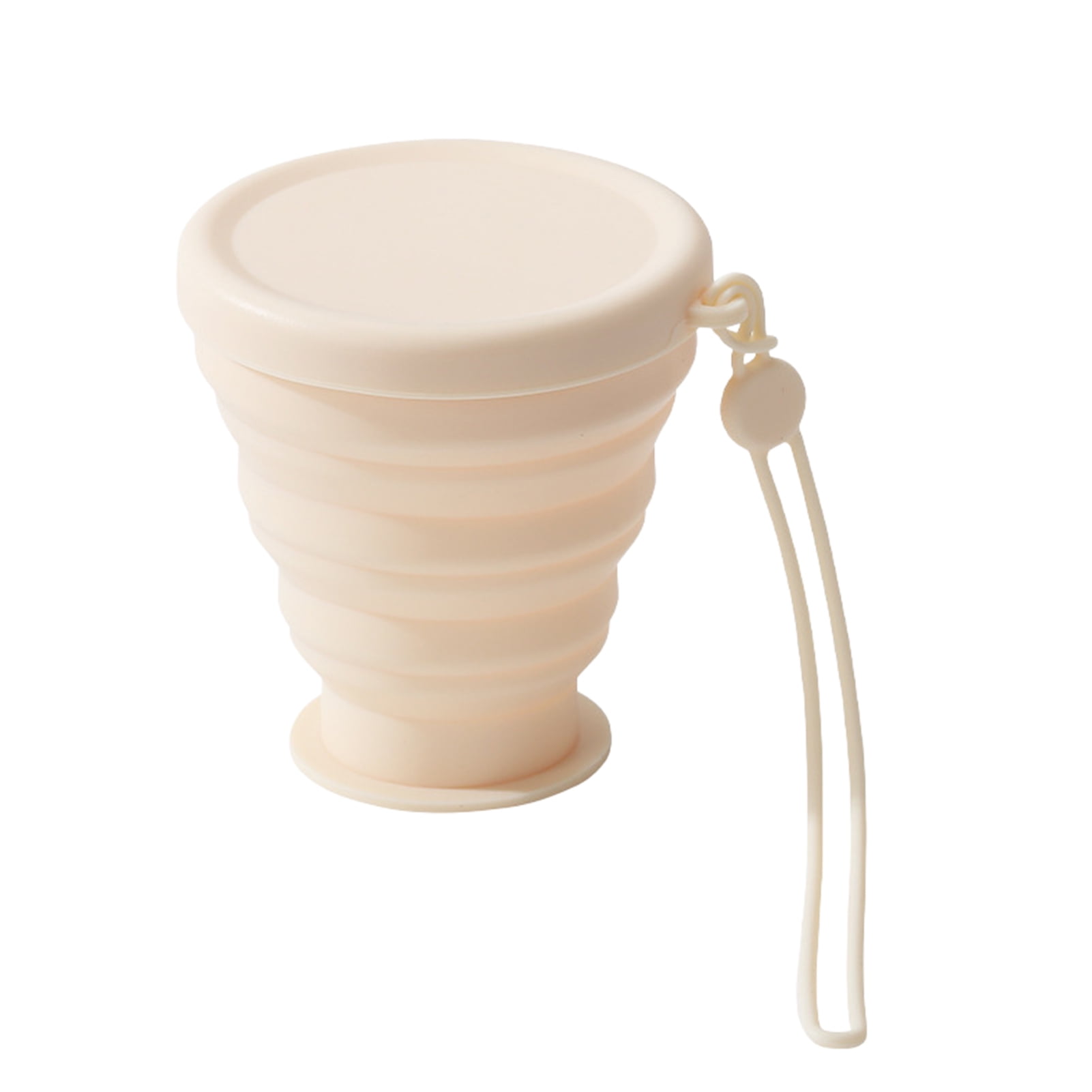 Silicone Collapsible Travel Cup, Foldable Silicone Water Cup with Lid ...