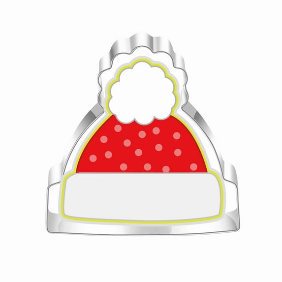 Silicone Cookie Cutters,Large Christmas Cookie Cutters 4" Holiday ...