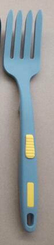 MERRYHAPY Dark Grey Silicone Kitchen Fork for Cooking, Stirring, and ...