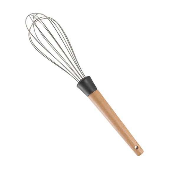 Silicone Cooking Utensil Set with Wooden Handles - Heat Resistant ...