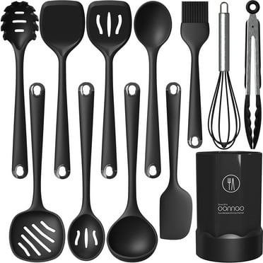 Vesteel 15-Pc Silicone Kitchen Utensils Set, Non-stick, Heat Resistant ...