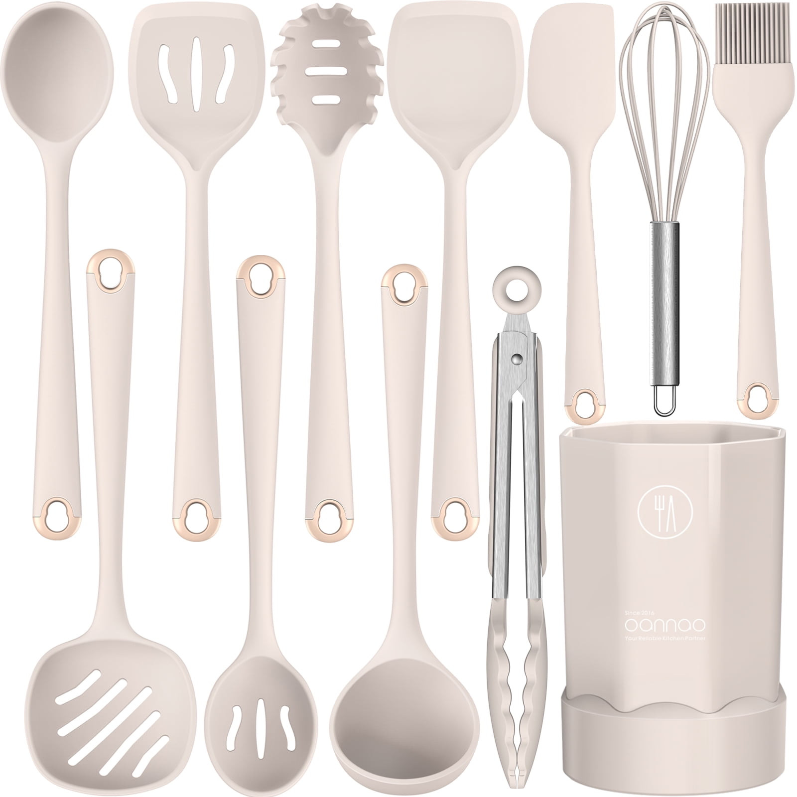 Silicone Cooking Utensils Set - Heat Resistant All Clad Silicone ...