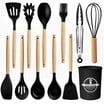 Silicone Cooking Utensils Set with Holder, 44 PCS Kitchen Utensils Set ...