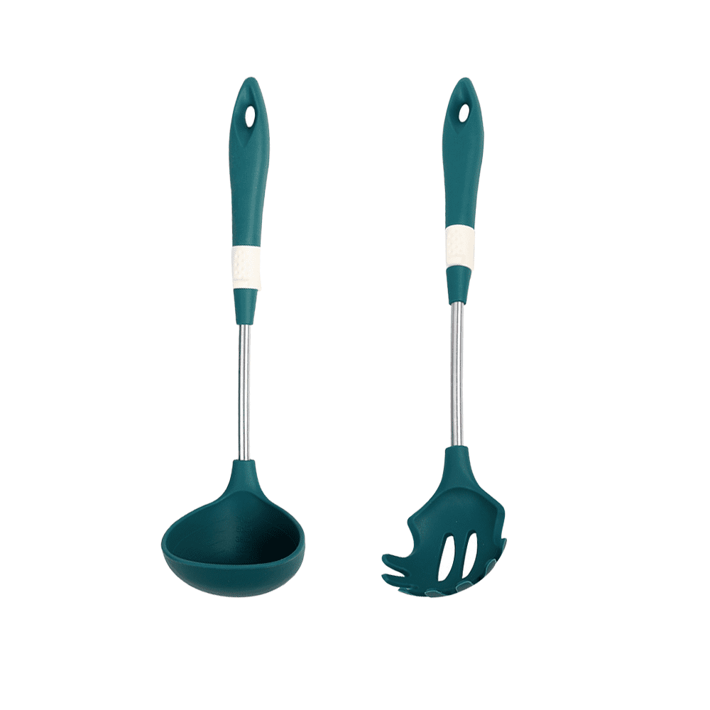 Silicone Cooking Utensils Set-Kitchen Utensil Set Stainless Steel ...