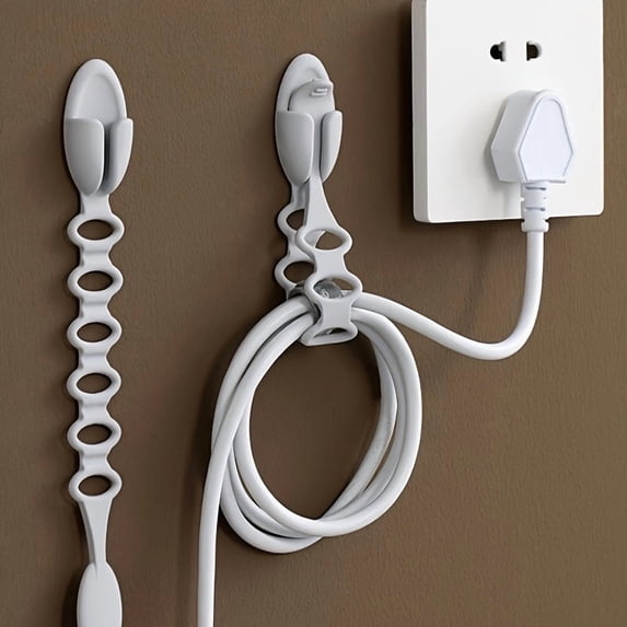 Silicone Cord Organizer for Appliances, Self-Adhesive Cable Management ...