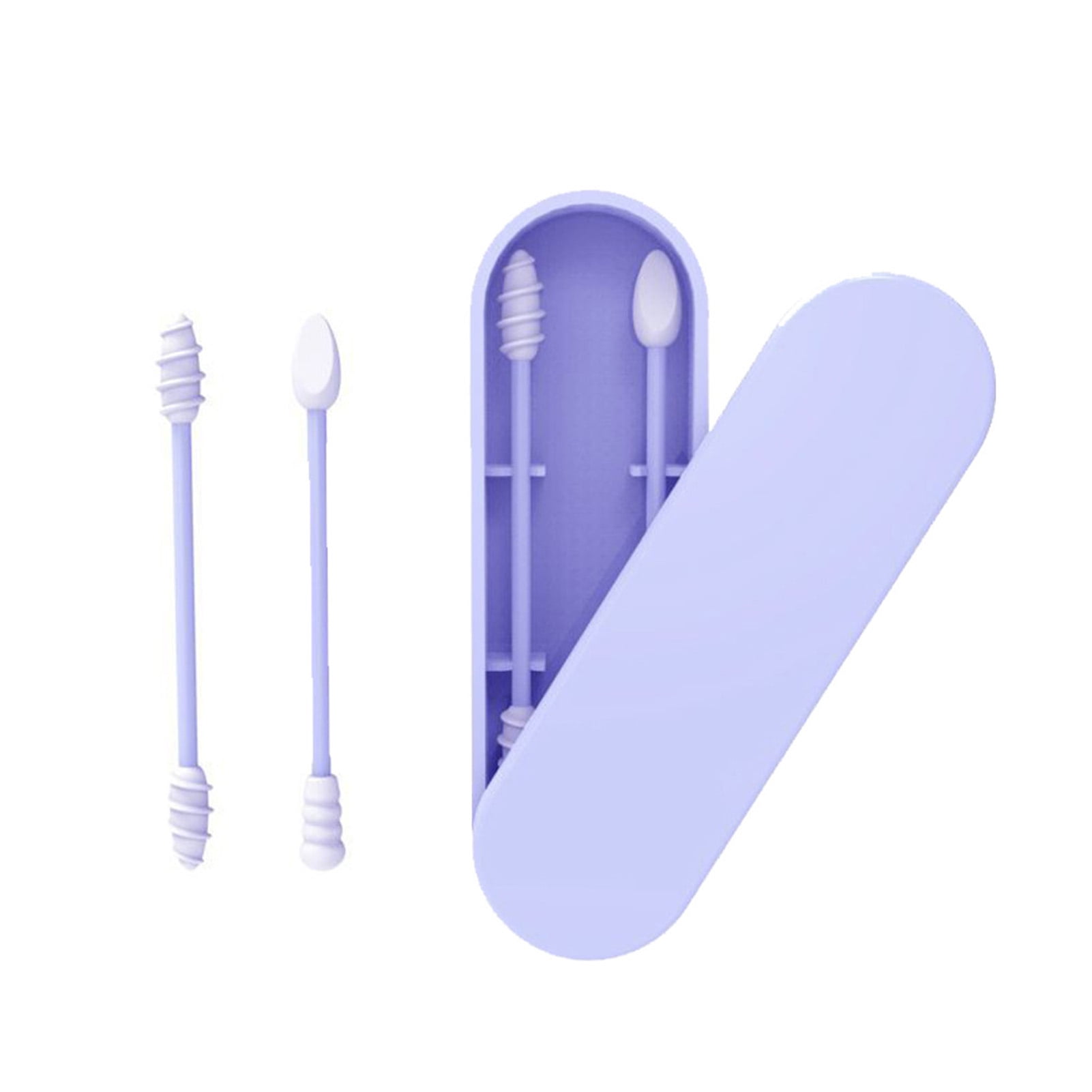Silicone Cotton Swabs Stick Reusable Portable and Cleanable Ear Q ...