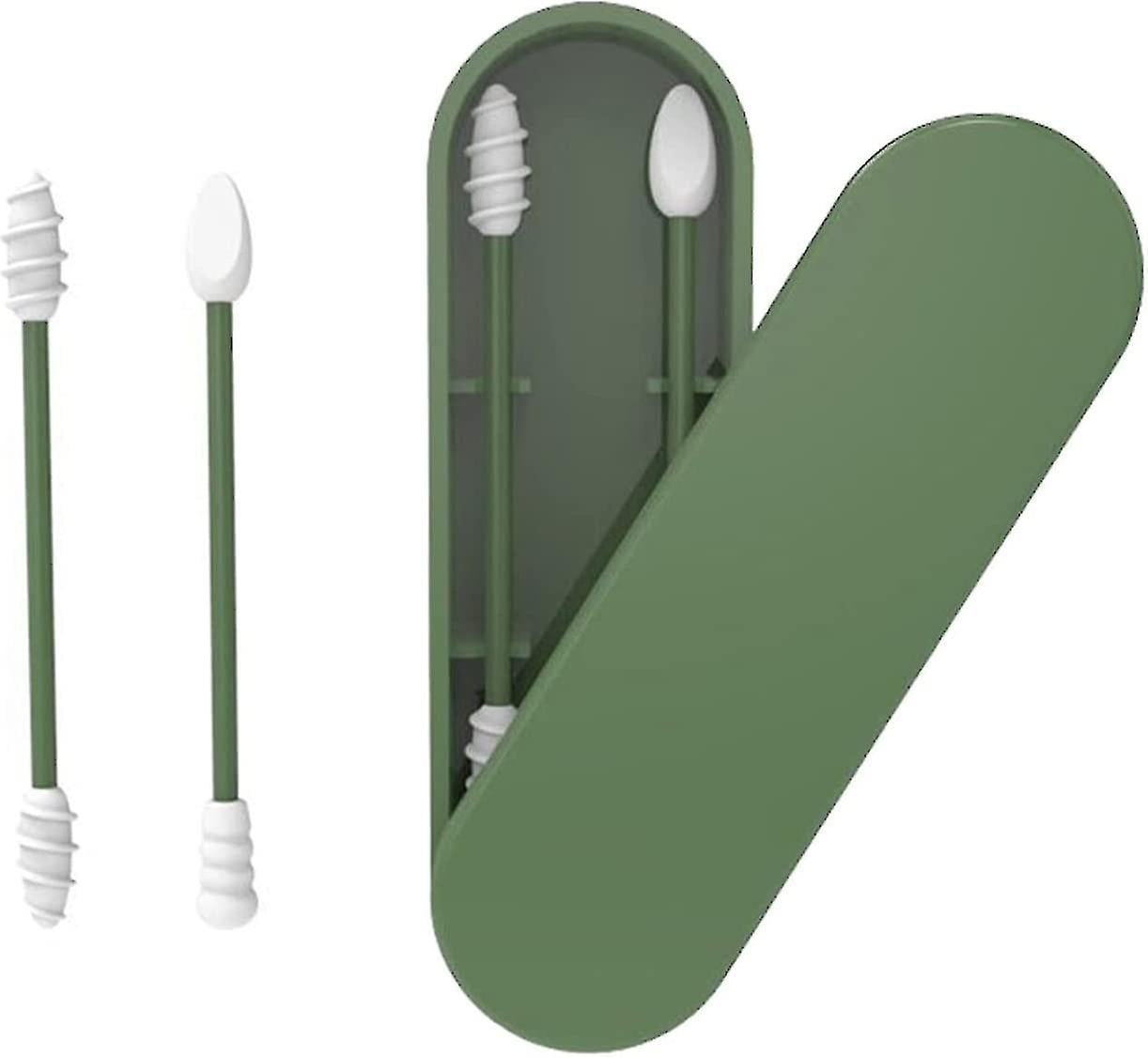 Silicone Cotton Swabs Stick Reusable Portable and Cleanable Ear Q-tip ...