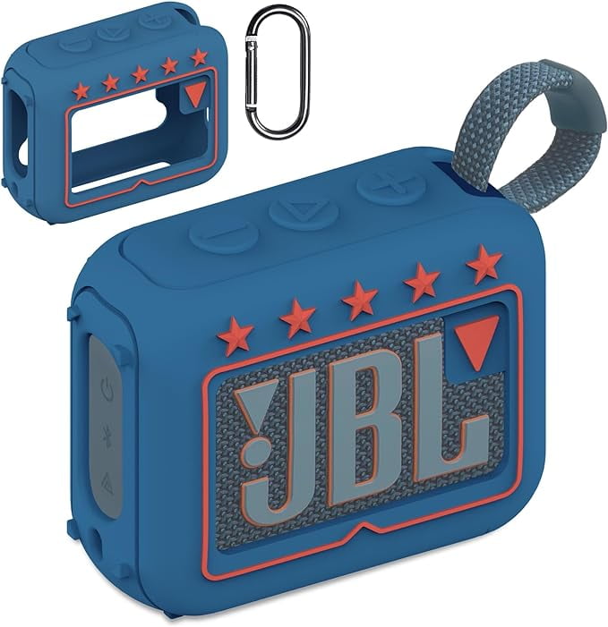 Silicone Cover Case for JBL Go 4 Ultra Portable Bluetooth Speaker ...