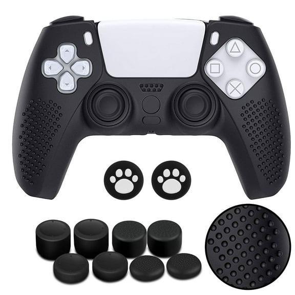 12 Pack Gaming Finr Sleeves 0.15mm Ultra-Thin Silver Fiber Thumb Sleeve ...