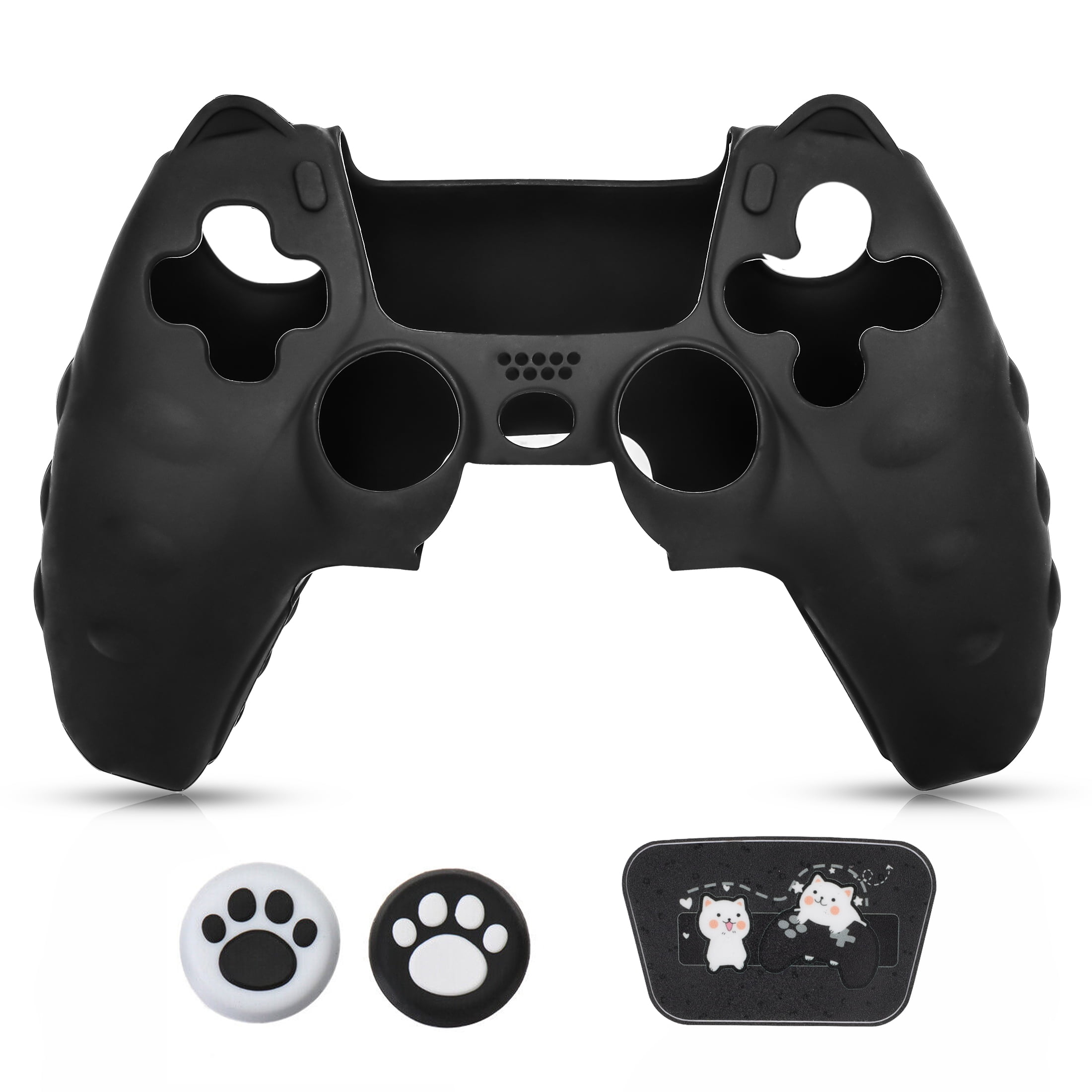 TSV Cute Cat Paw Controller Skin Fit for PS5 Controller, Anti-Slip ...