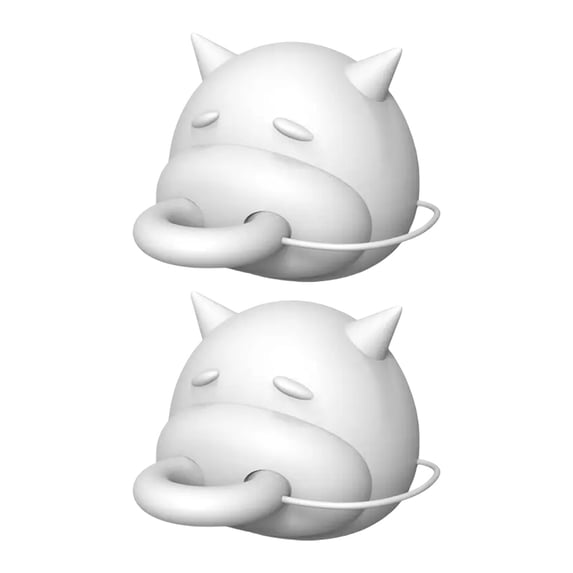 Silicone Cow Head Milk Box Stoppers Funny Pouring Milk Carton Diverter ...