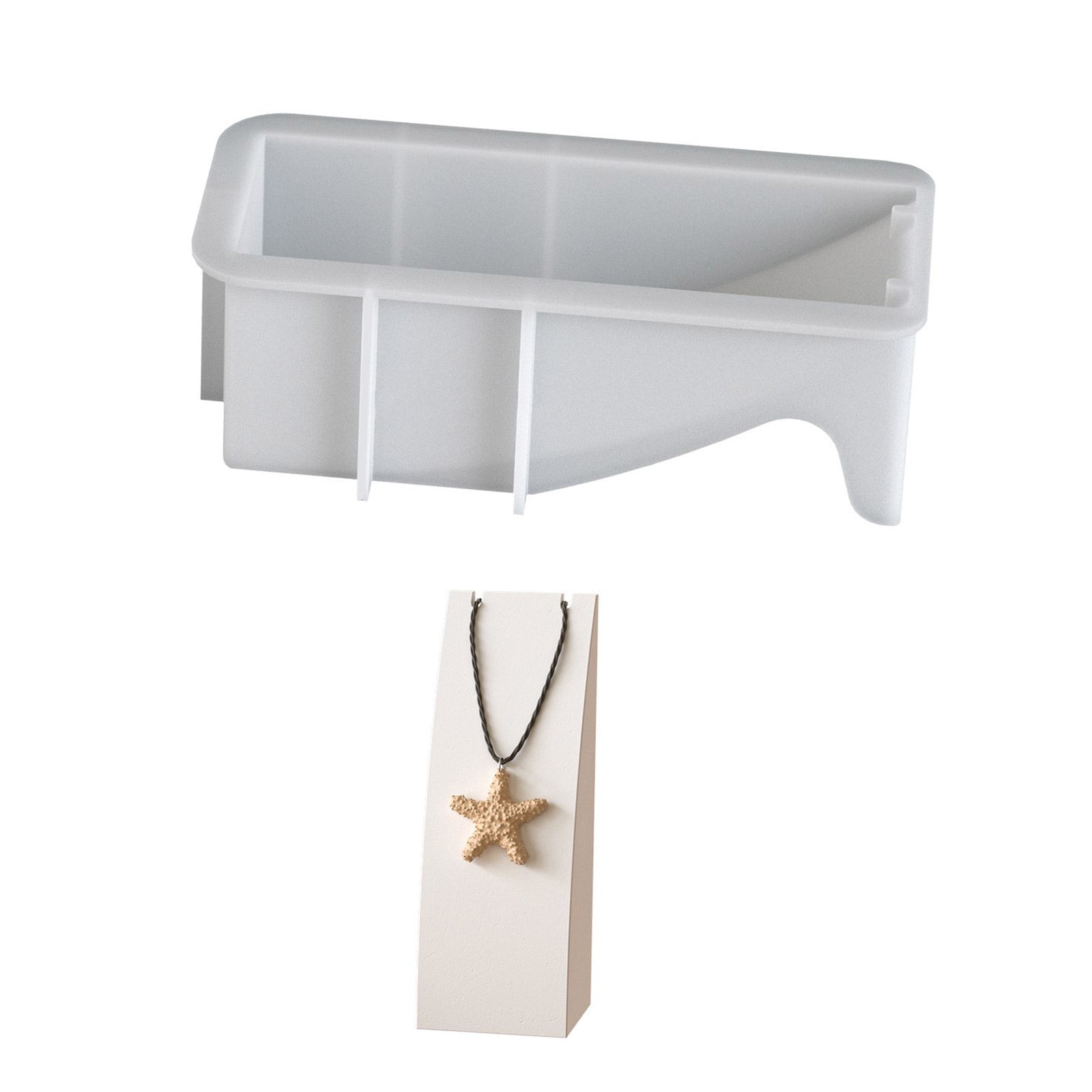 Silicone Craft for Plaster Necklace Holders, Resin Jewelry Displays ...