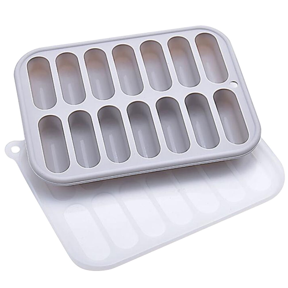 Silicone Ice Tray Ice Cube Molds Mini Sausage Hot Dogs Mold Hotdog ...