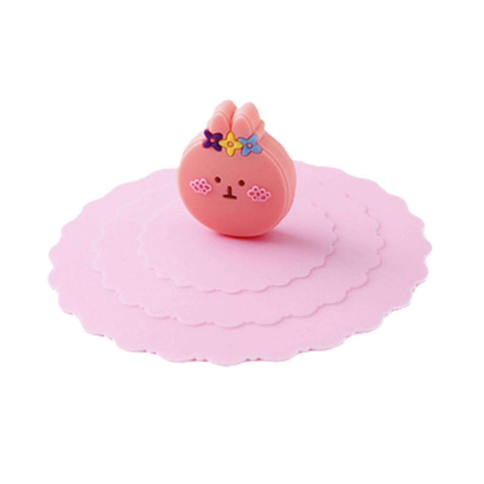 Silicone Cup Lid Glass Drink Cover Anti Dust Coffee Suction Seal ...