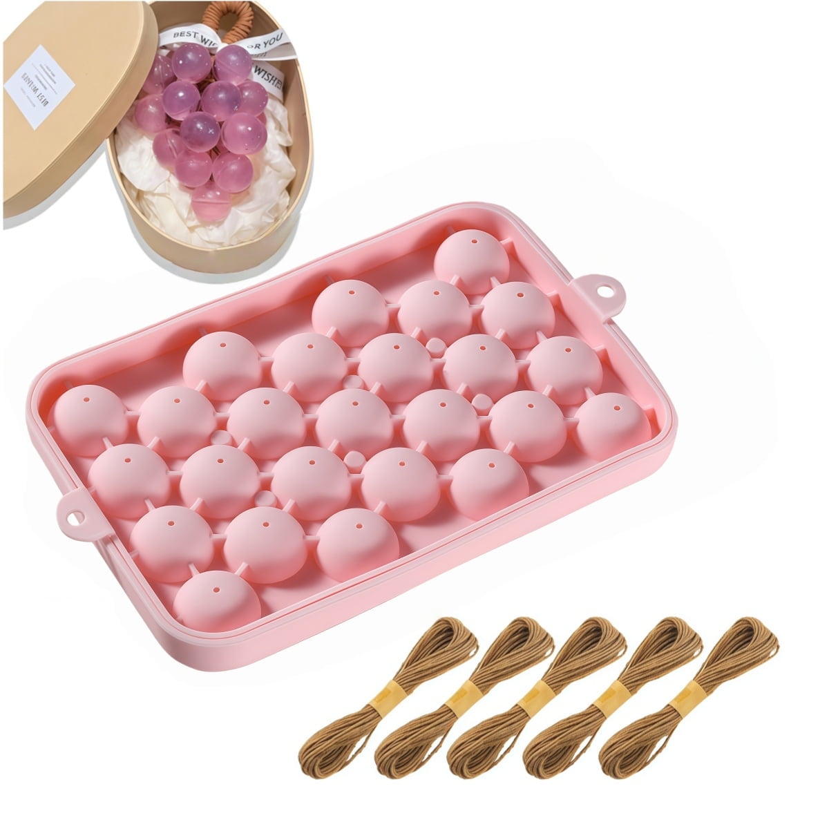 Silicone DIY Soap Making Kit Grape Soaps Molds – Exquisite Silicone ...