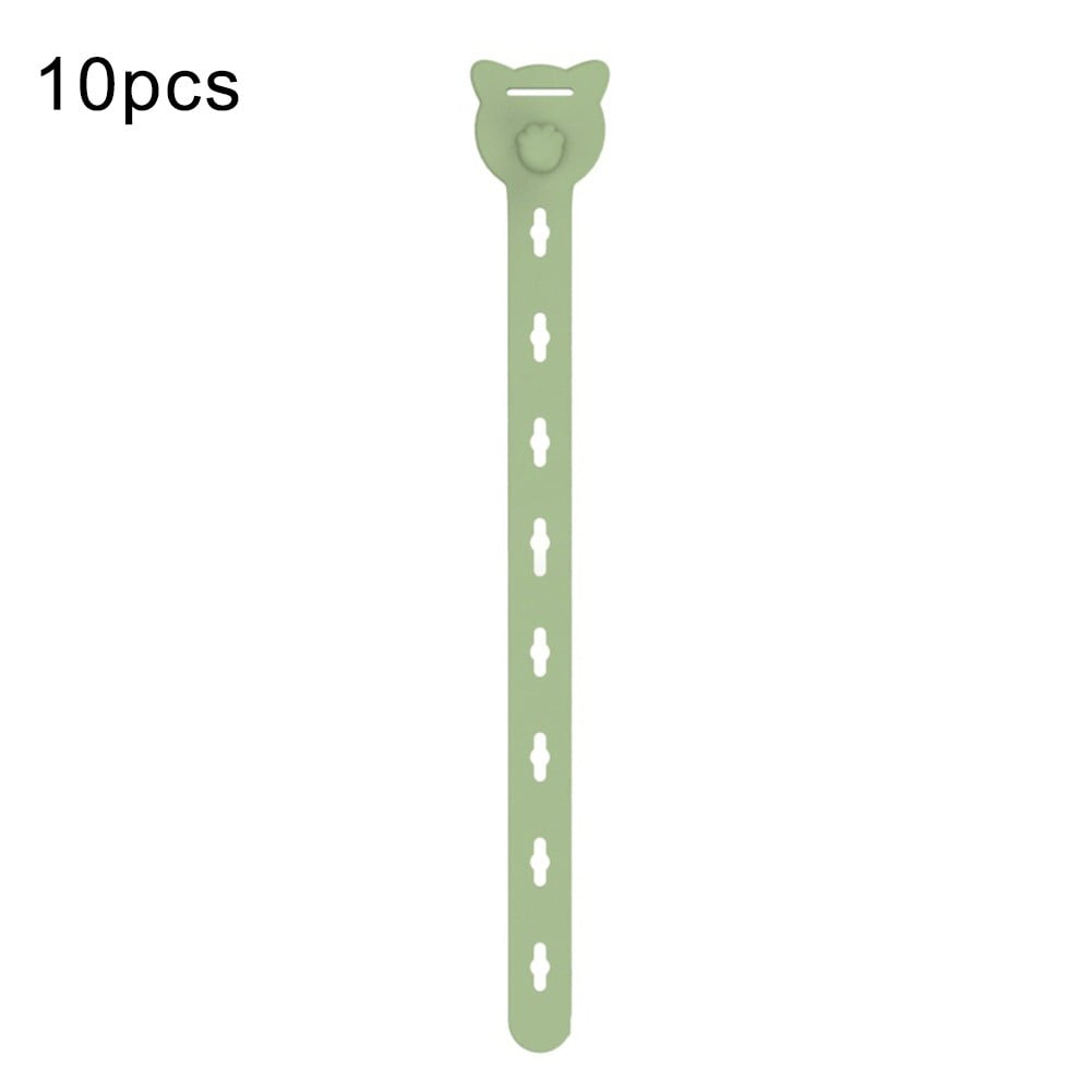 Silicone Data Cable Storage Silicone Cable Tie Multifunctional Reusable ...