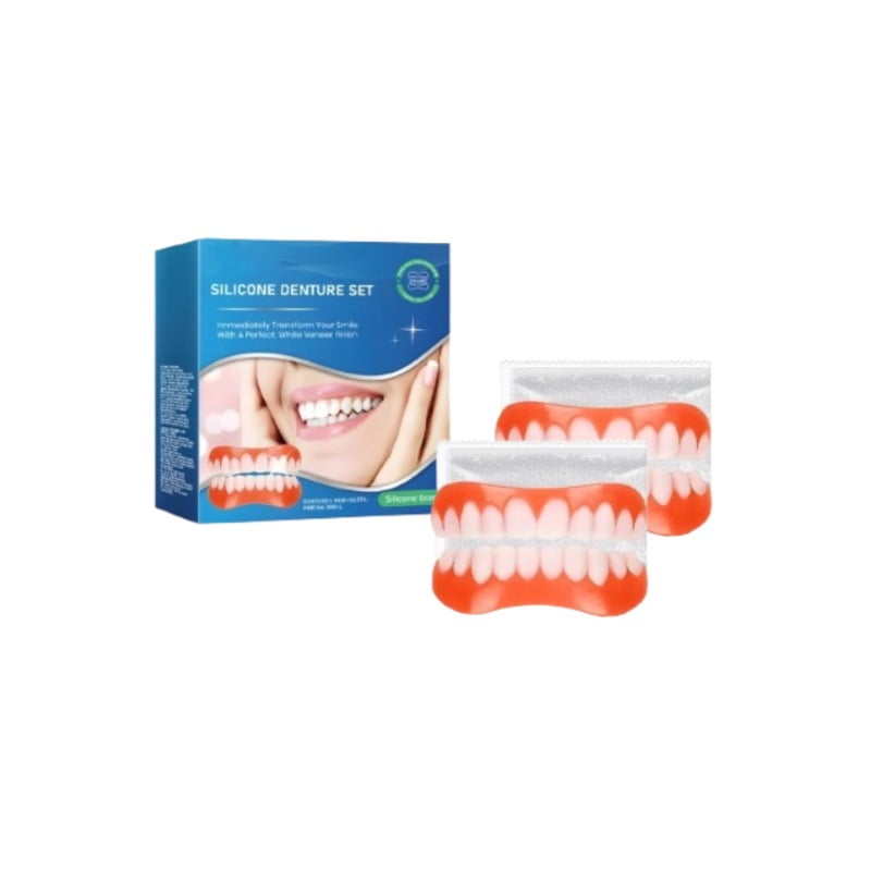 Silicone Denture Set, Denture Silicone Reline Kit for Dentures, Soft ...