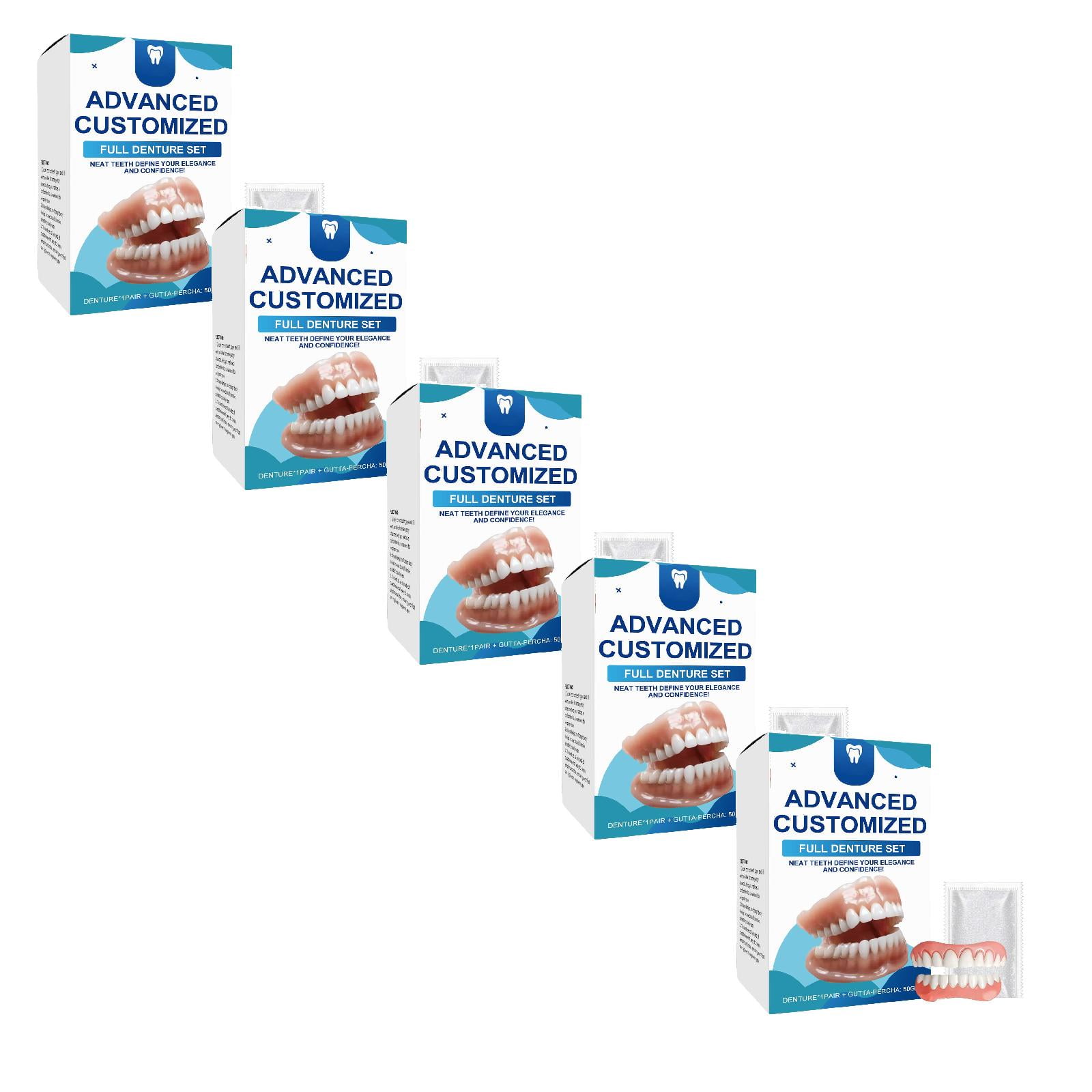 Silicone Dentures,Advanced Full Denture Set, Silicone Matching Set ...