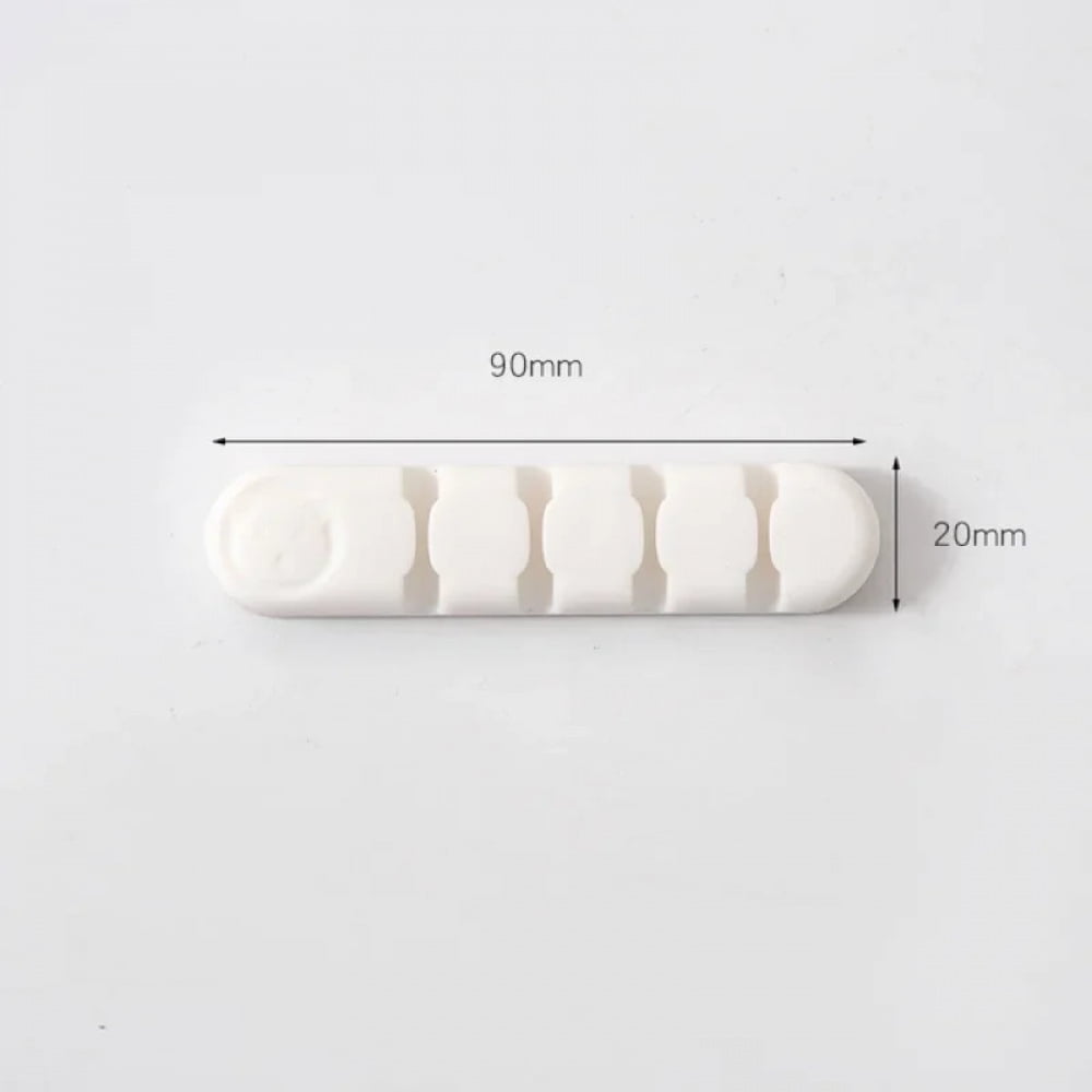 Silicone Desktop Cable Organiser Fixer Data Cable Organizer Fixed ...