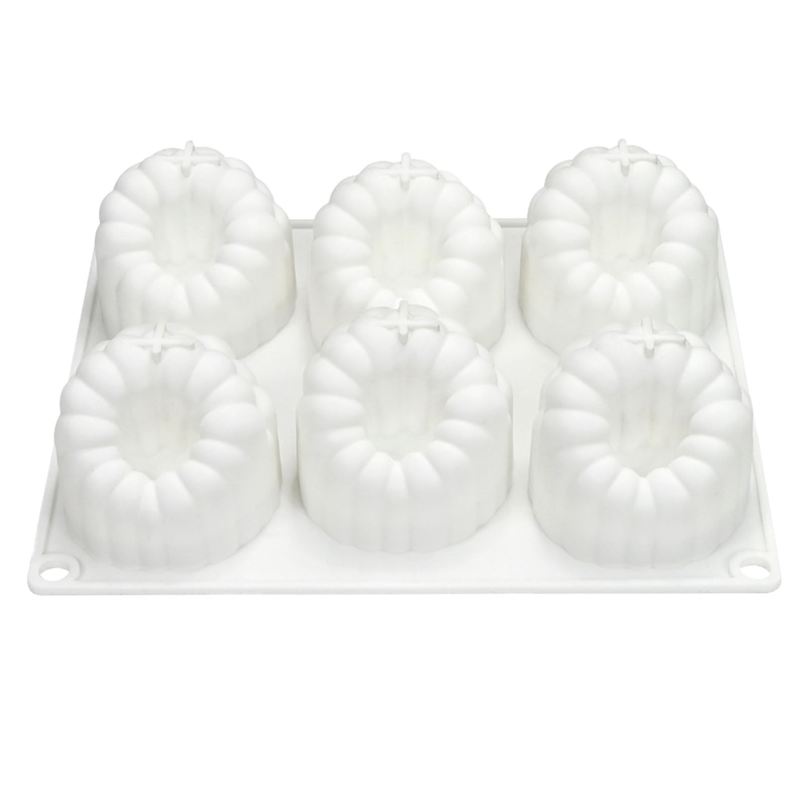 Silicone Dessert with 6 Cavity Design for Baking Chocolate Flexible ...