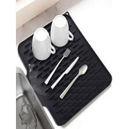 Silicone Kitchen Counter Drip Pad - Large 18 x 16", Heat Resistant ...