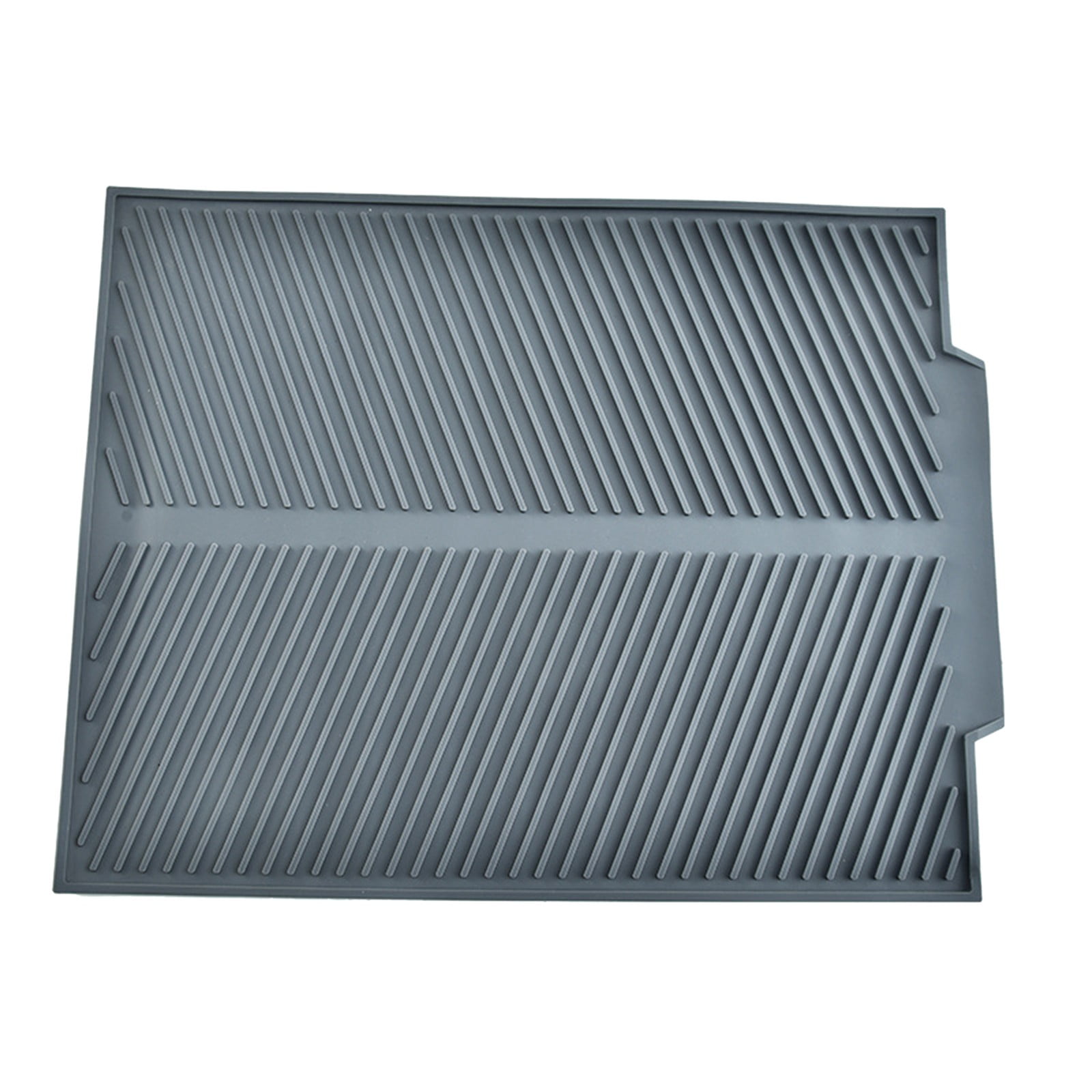 Silicone Dish Drying Mat Kitchen Drain Board Foldable Heat Resistant ...