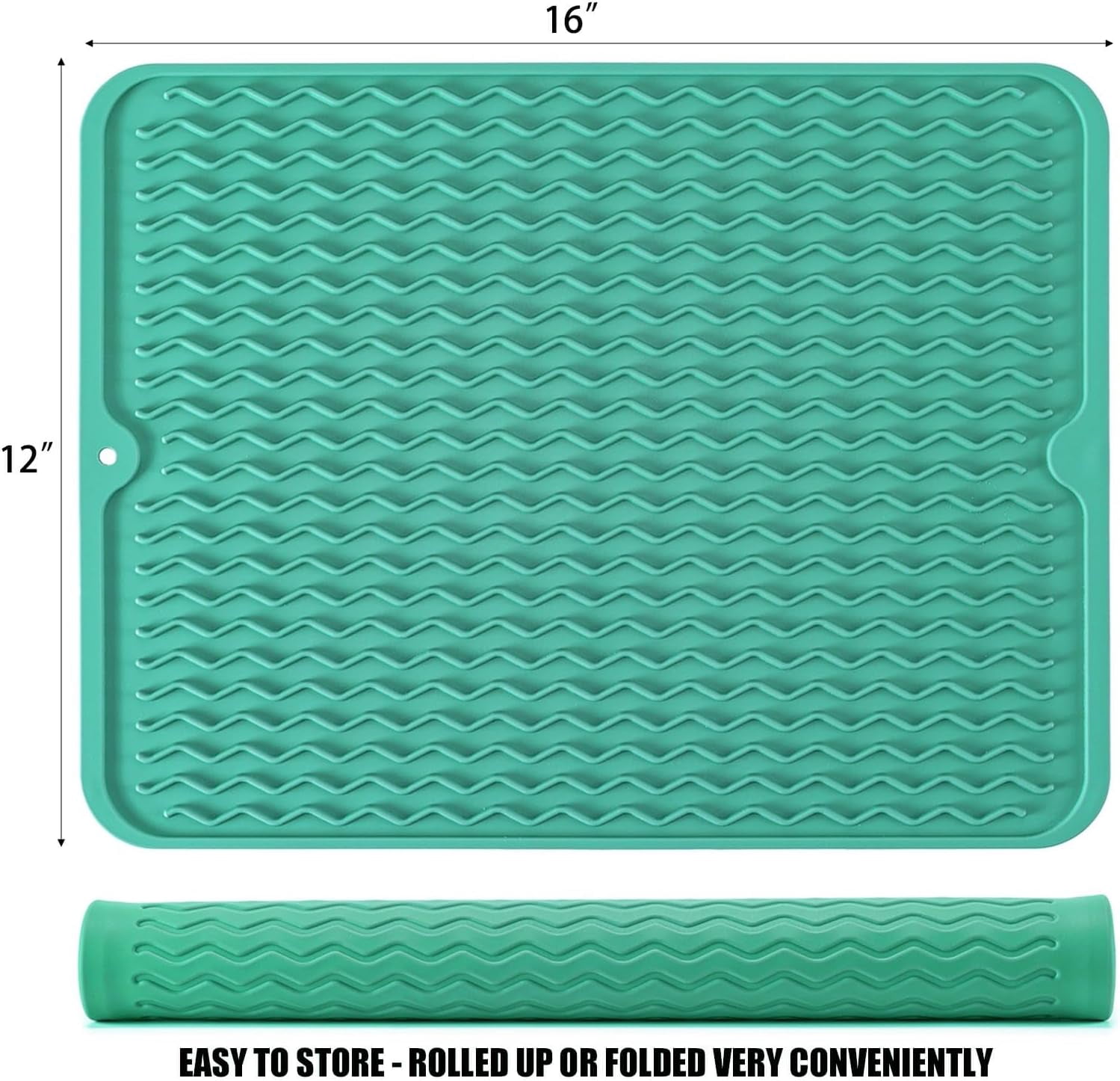 Silicone Dish Drying Mat for Multiple Usage, Easy clean, Eco-friendly ...