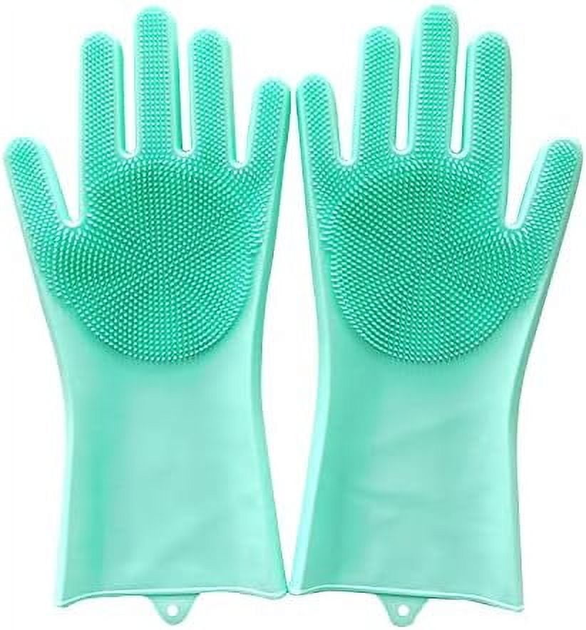 Silicone Dishwashing Gloves, Reusable Cleaning Gloves, Silicone Scub ... Silicone Dishwashing Gloves, Reusable Cleaning Gloves, Silicone Scub ...