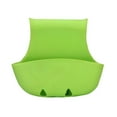 Silicone Double Sink Caddy Adjustable Non-Slip Saddle Organizer, Sponge ...