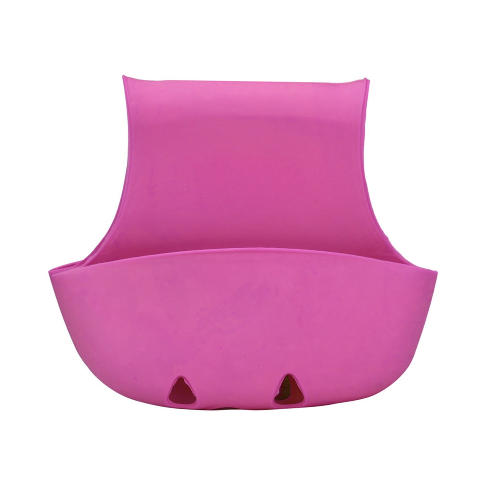 Silicone Double Sink Caddy Adjustable Non-Slip Saddle Organizer, Sponge ...
