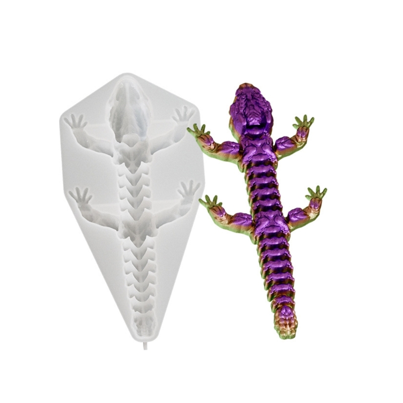 Silicone Dragon Crystal Mold Realistic Dragon Figurine Crafting Mould ...