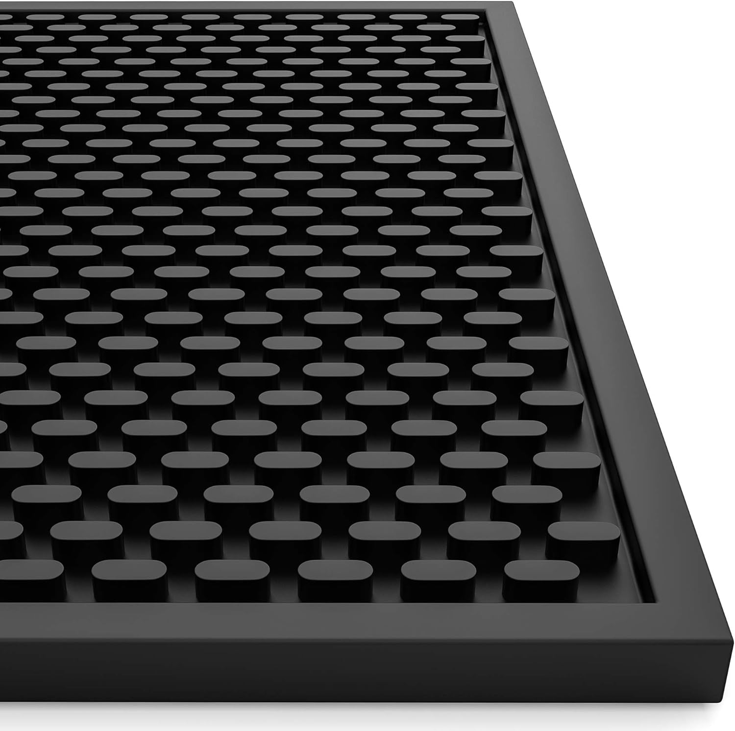 Silicone Drip Mat - 1/2 Inch Thick, Heat-Resistant and Food Safe ...