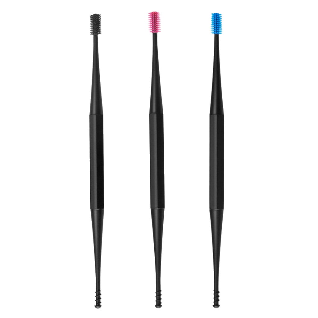 Silicone Ear Cleaning Sticks - 3Pcs Spiral Ear Picks - 14.4cm, Soft Tip ...