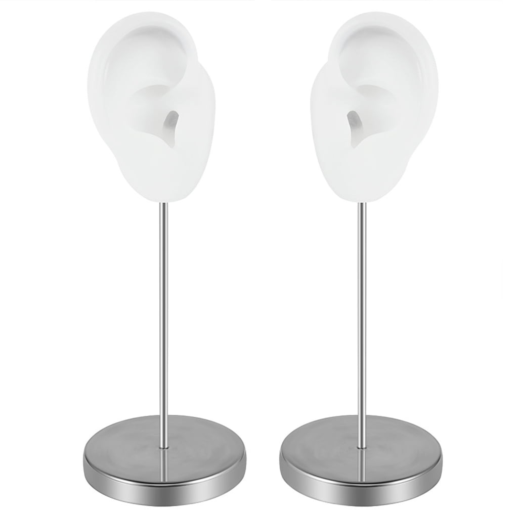 Silicone Ear Model for Piercing Practice and Jewelry Display Realistic ...