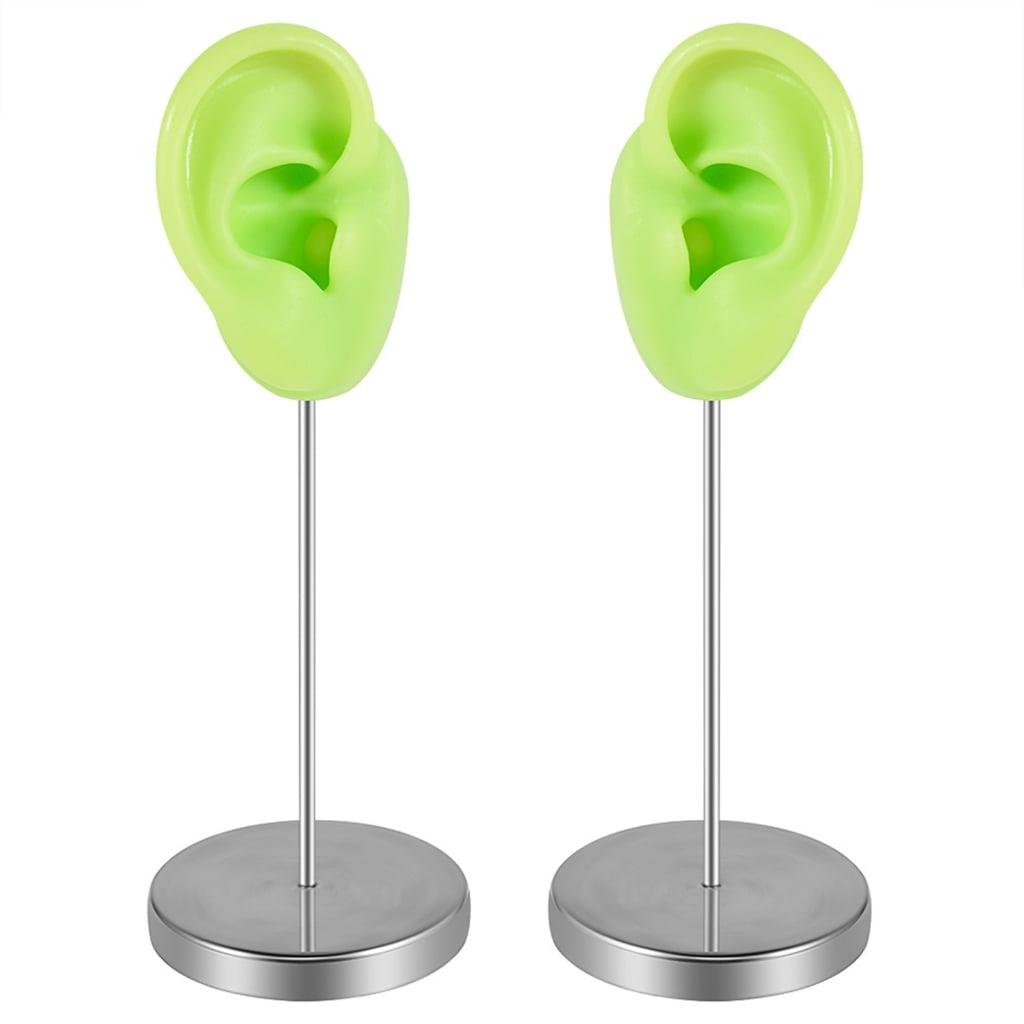 Silicone Ear Model for Piercing Practice and Jewelry Display Realistic ...