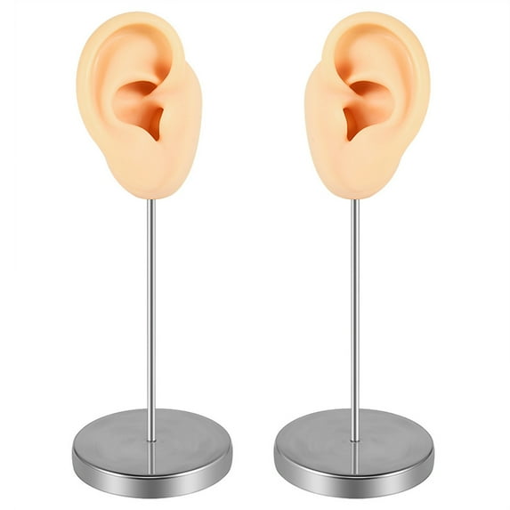 Silicone Ear Model for Piercing Practice and Jewelry Display Realistic ...