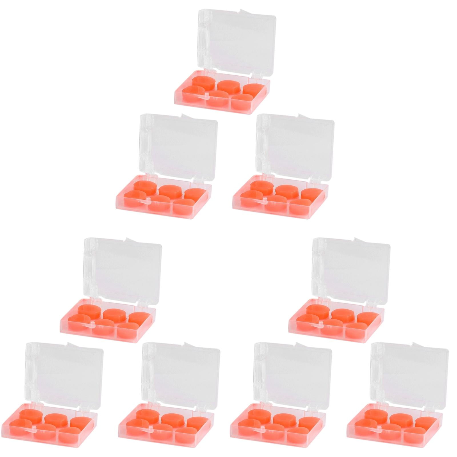 Silicone Ear Plugs For Sleeping Noise Cancelling Reusable Moldable Wax ...