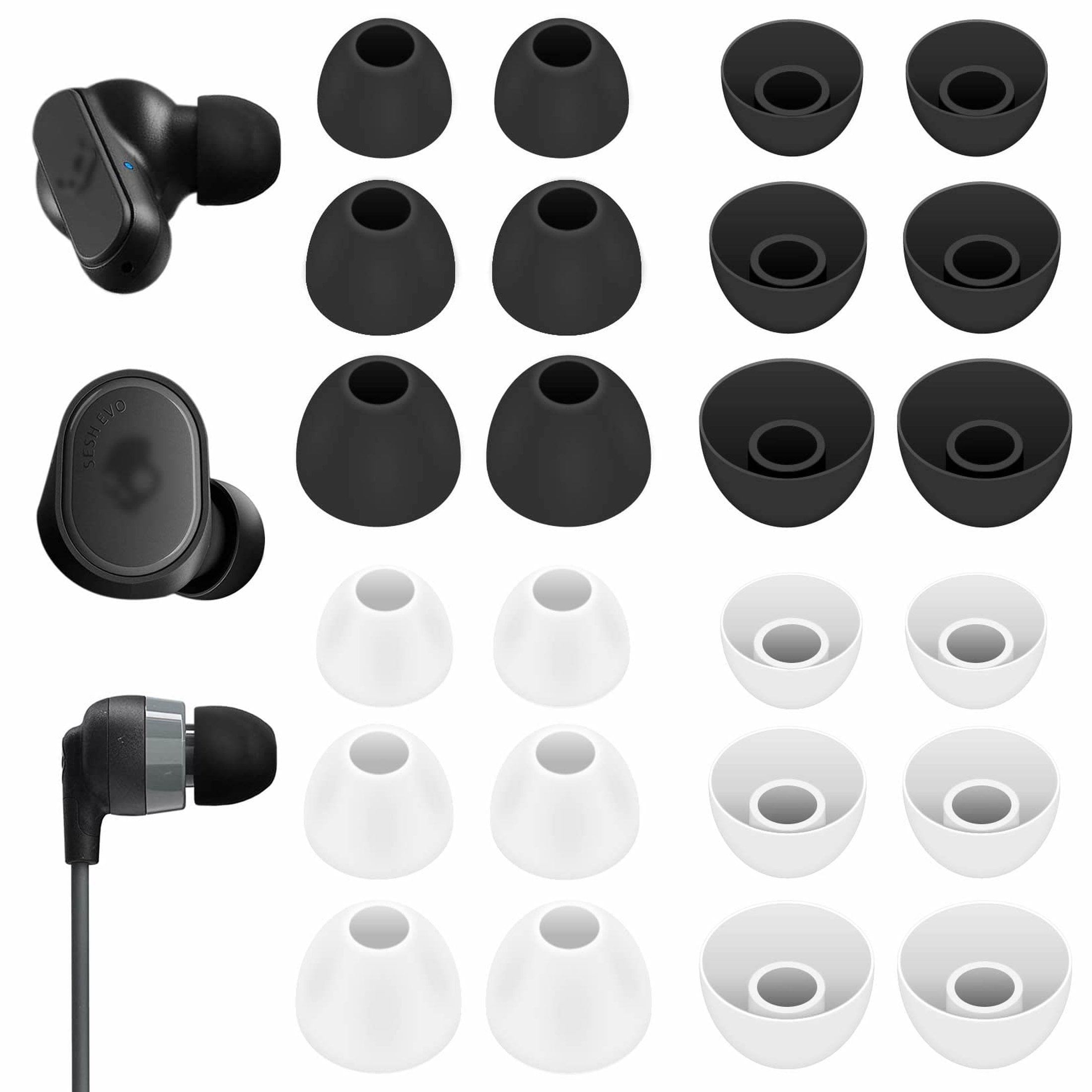 Silicone Ear Tips Set for Candy In-Ear Earphones - 12 Pairs Replacement ...