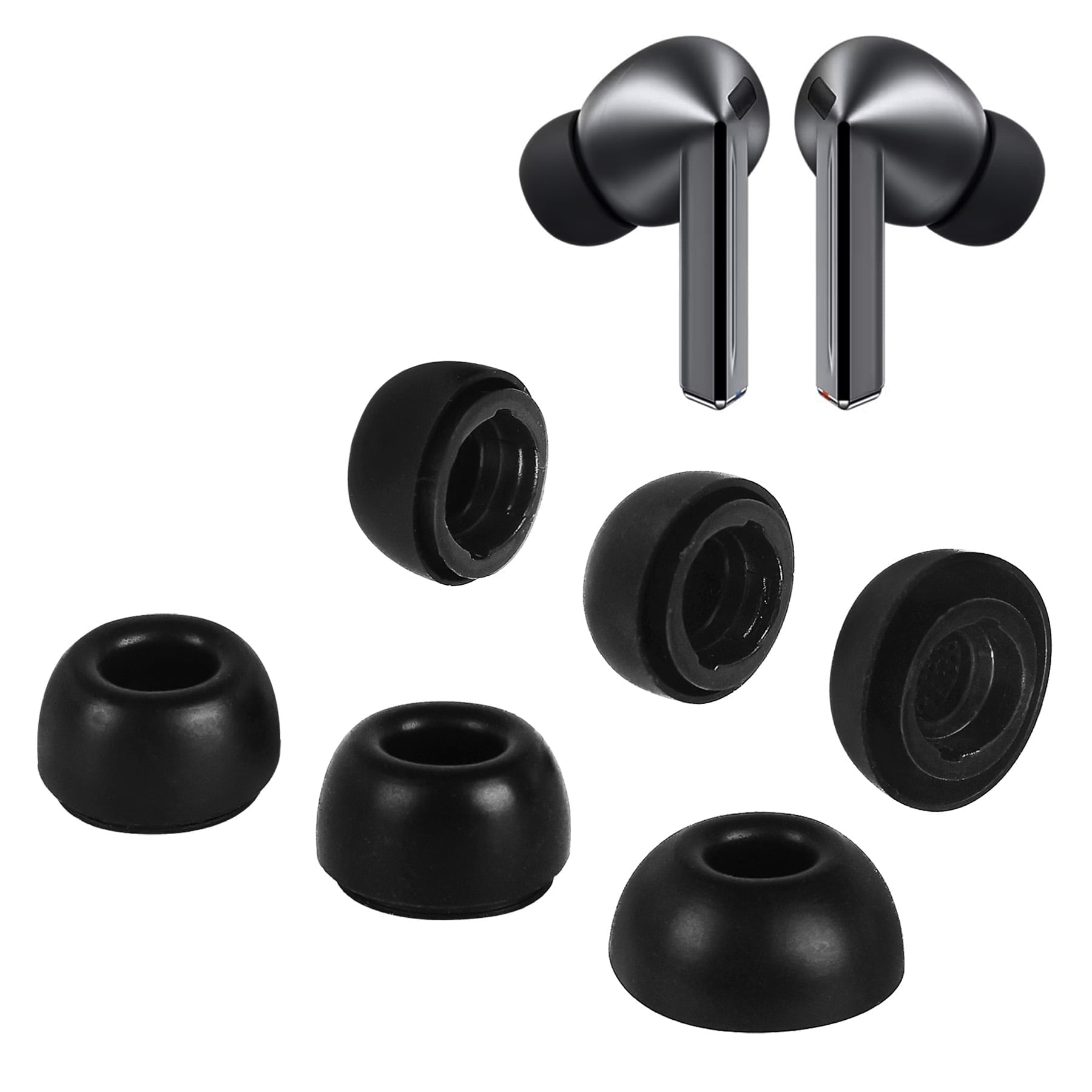 Silicone Ear Tips for Samsung Galaxy Buds3 Pro(2024) Earbuds,with Built ...