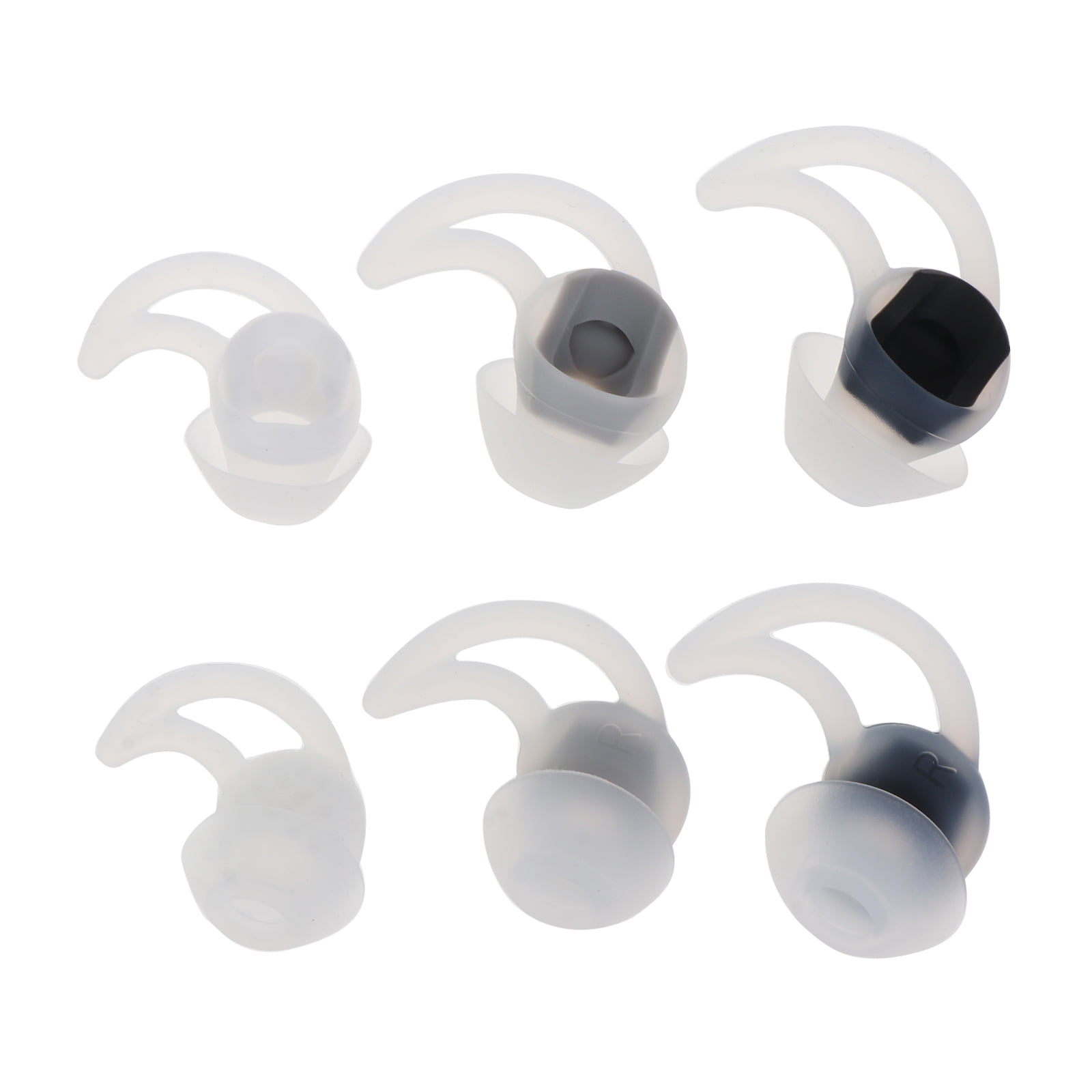 Silicone Earbud Tips Eartips Replacement Ear Pads Earhook For ...