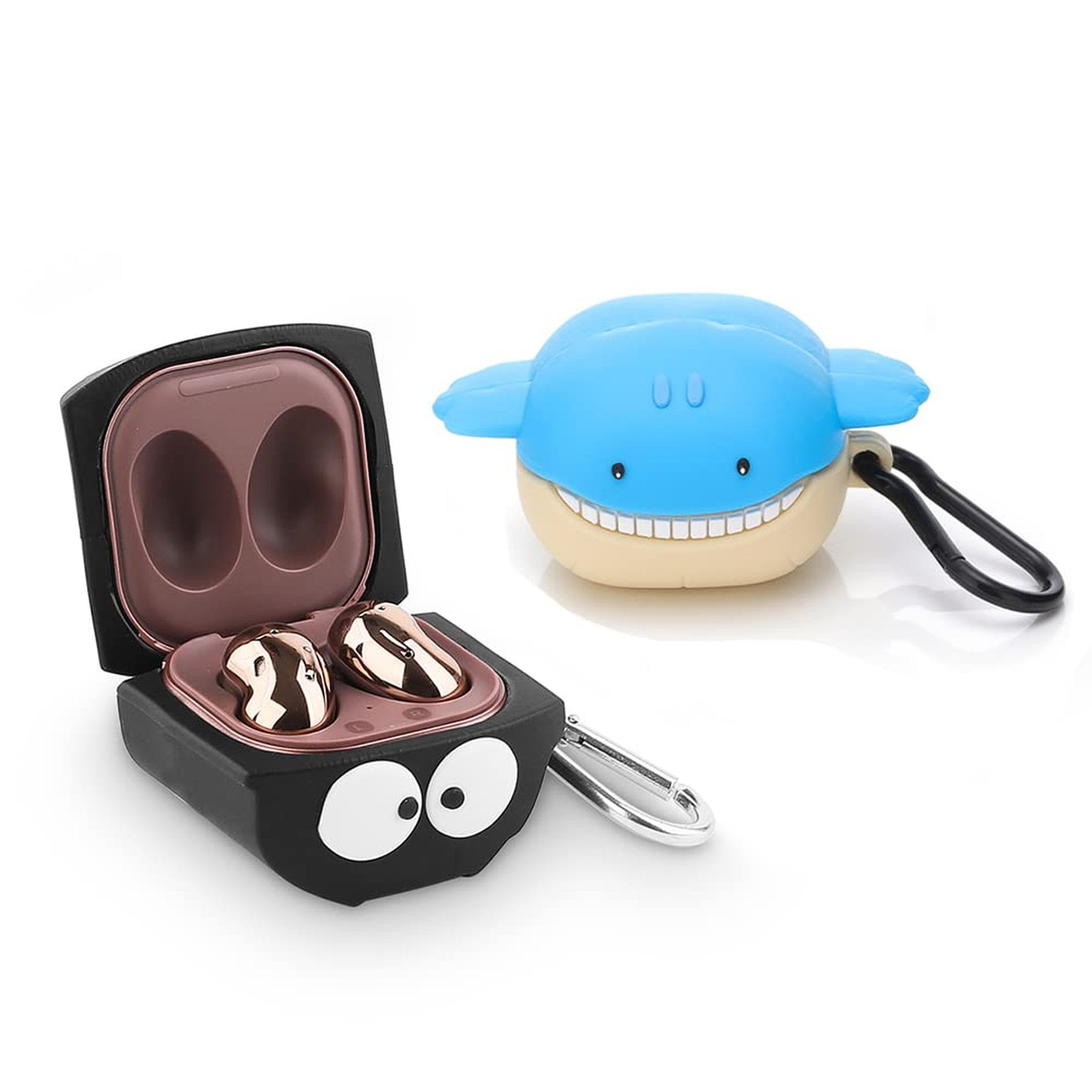 Silicone Earbuds Case Duo with Keychain for Samsung Galaxy Buds Series ...