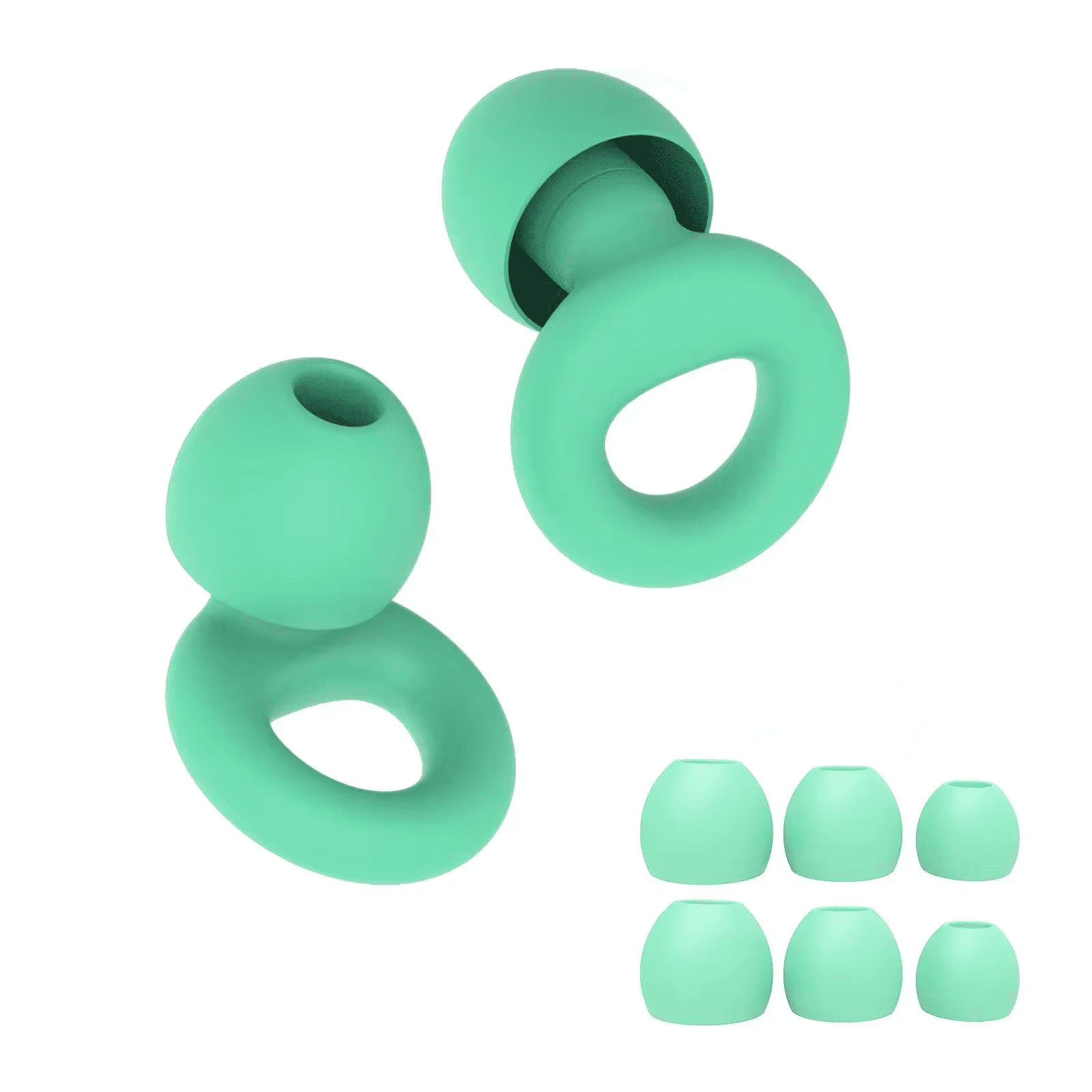 Silicone Earplugs for Swimming Sleep Noise Cancel Noise Reduction ...