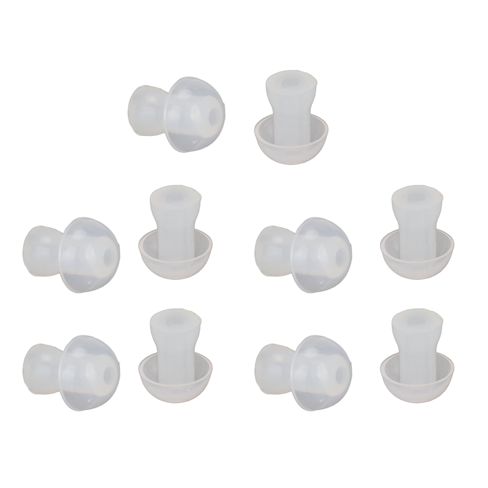 Silicone Eartips Earbuds Accessories 10Pcs Ear Tips Soft Replacement ...