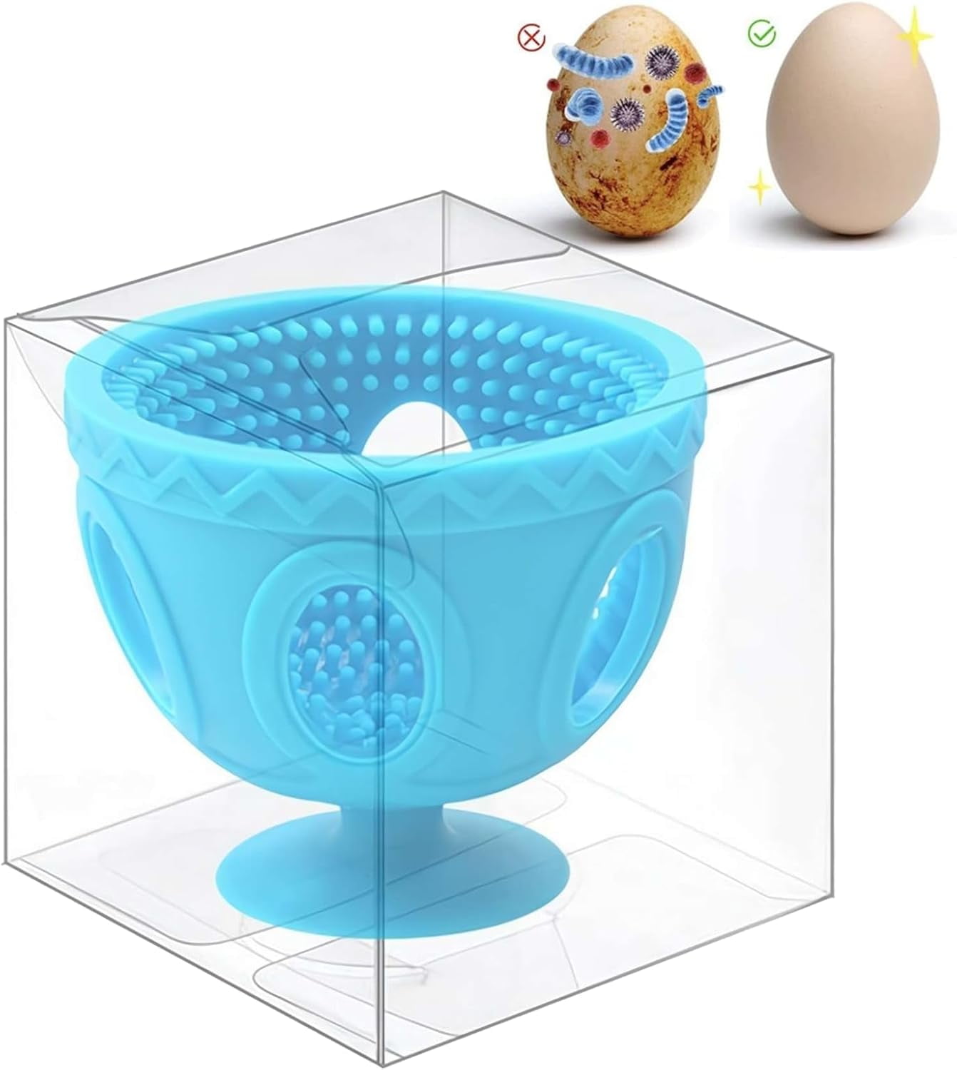 Silicone Egg Brush Cleaner, Egg Washer Cleaning Brush Egg Cleaner for ...