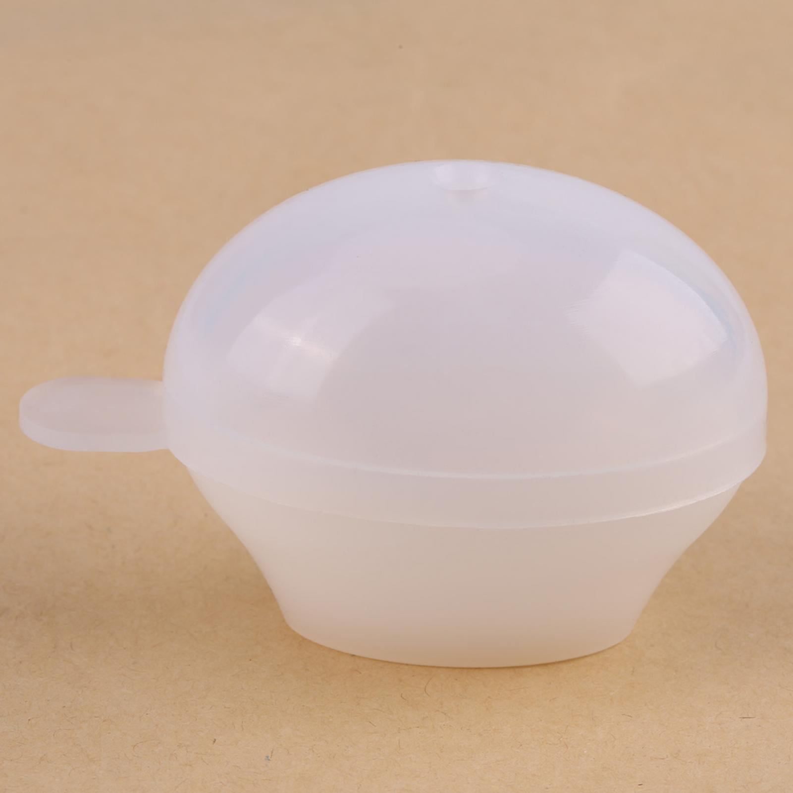 Silicone Egg shaped Spherical Mold Jewelry Making Sphere Ball Mould ...