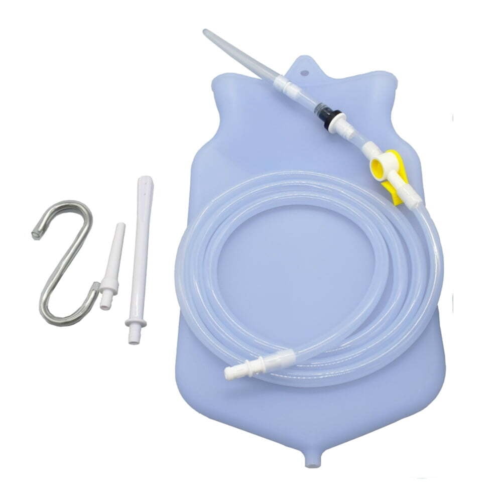 Silicone Enema Bag Kit | Non-Toxic, BPA- & Phthalates-Free | 2 Quart ...