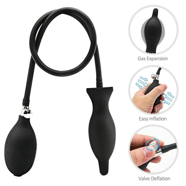 Silicone Expand Inflatable Anal Plug Body Safe Medical Grade