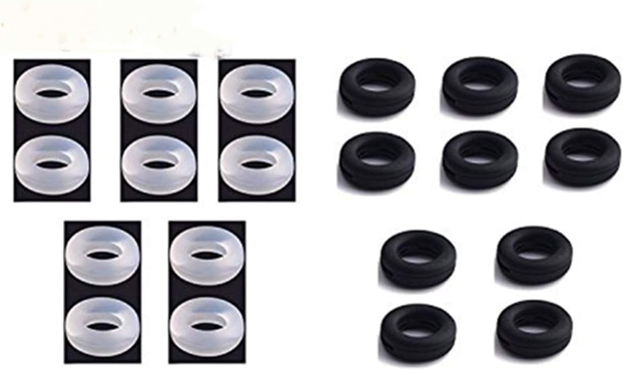 Silicone Eyeglasses Temple Tips Sleeve Retainer,Anti-Slip Round Comfort ...