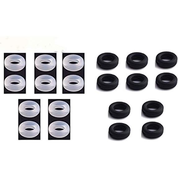 Silicone Eyeglasses Temple Tips Sleeve Retainer,Anti-Slip Round Comfort ...
