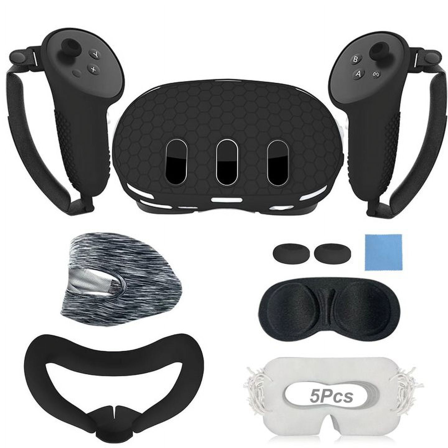 Silicone Face Cover for Oculus Quest 3 Accessories, Accessory Set for ...